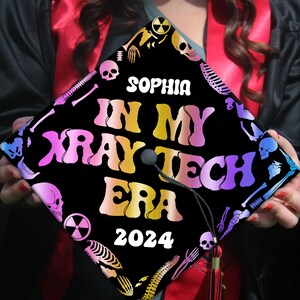 Personalized in My X-ray Tech Era Graduation Cap Topper Radiologic ...