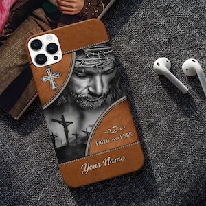 Personalized Jesus Phone Case for Iphone, Samsung, Jesus Silicon Phone ...