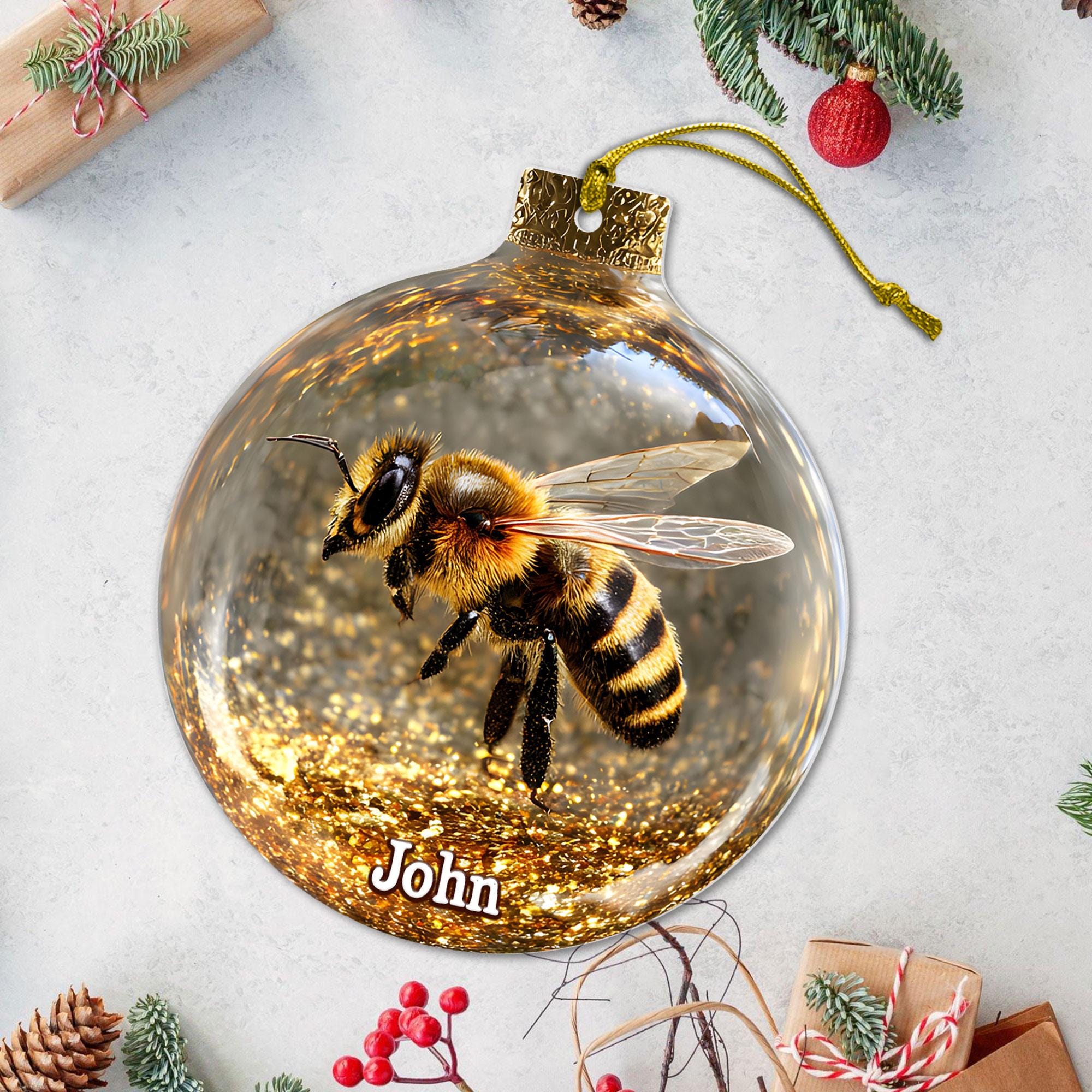 Custom 2D Insect Christmas Ornaments With Names – Bee, Butterfly ...