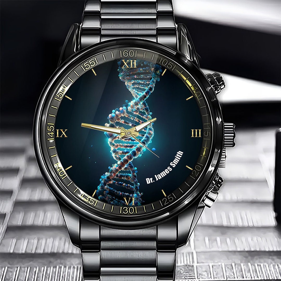 Personalized DNA Watch, Chemical Engineer Watch Gift, Analytical ...