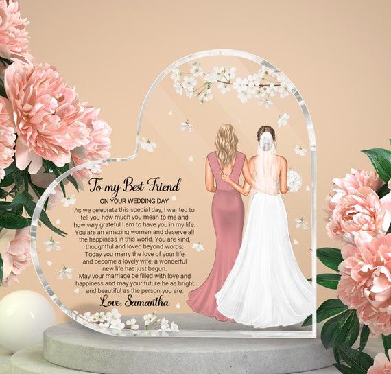 Personalized gifts for best friends wedding | Beachweddingtips.com