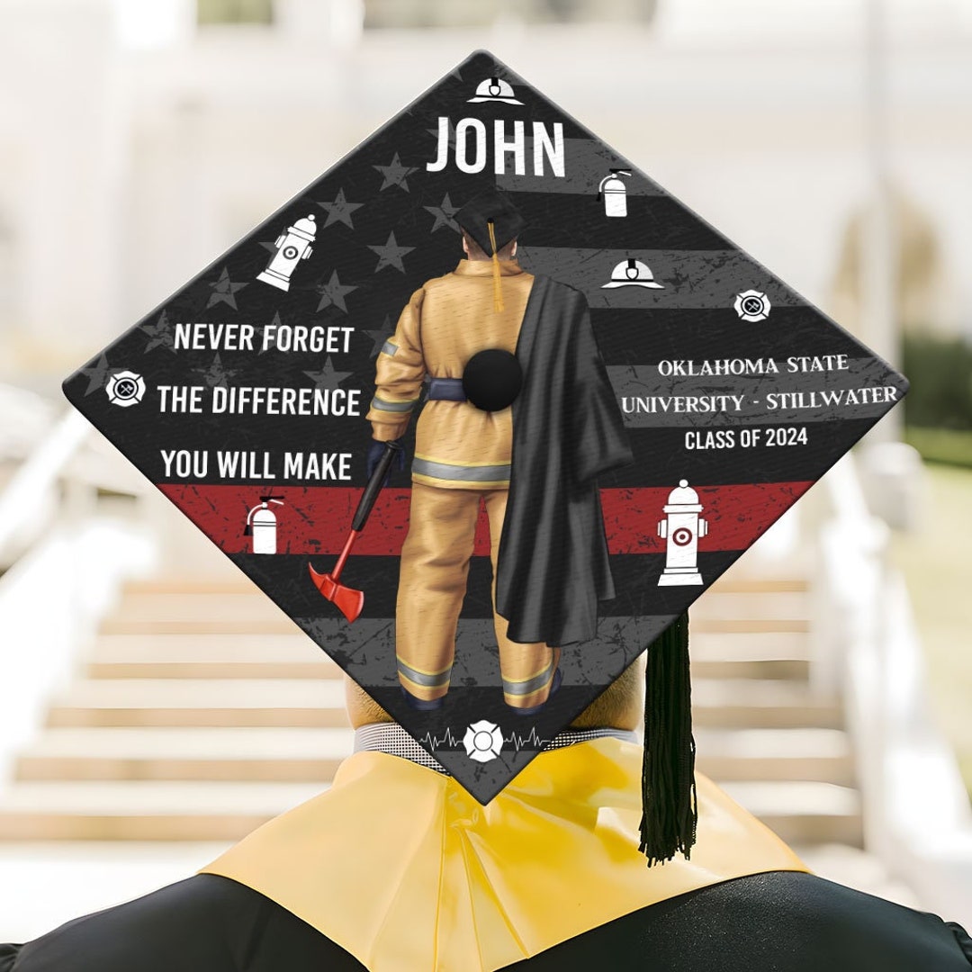 Personalized Never Forget the Difference You Will Make Firefighter ...