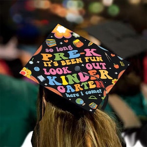 Personalized Kindergarten Graduation Cap Topper, Kindergarten Nailed It ...
