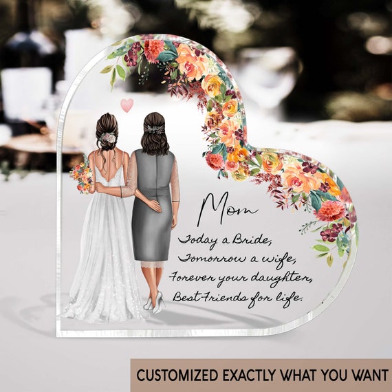 Personalized Mother of the Bride Gift From Daughter Wedding - Etsy UK