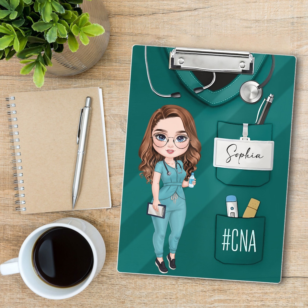 Personalized Name Nurse Clipboard, Nurse Acrylic Clipboard, Gift for ...