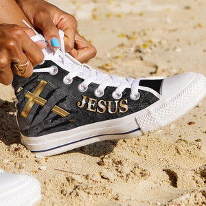 Custom Jesus Cross Jesus Saved My Life, A Warrior of Christ Jesus High ...