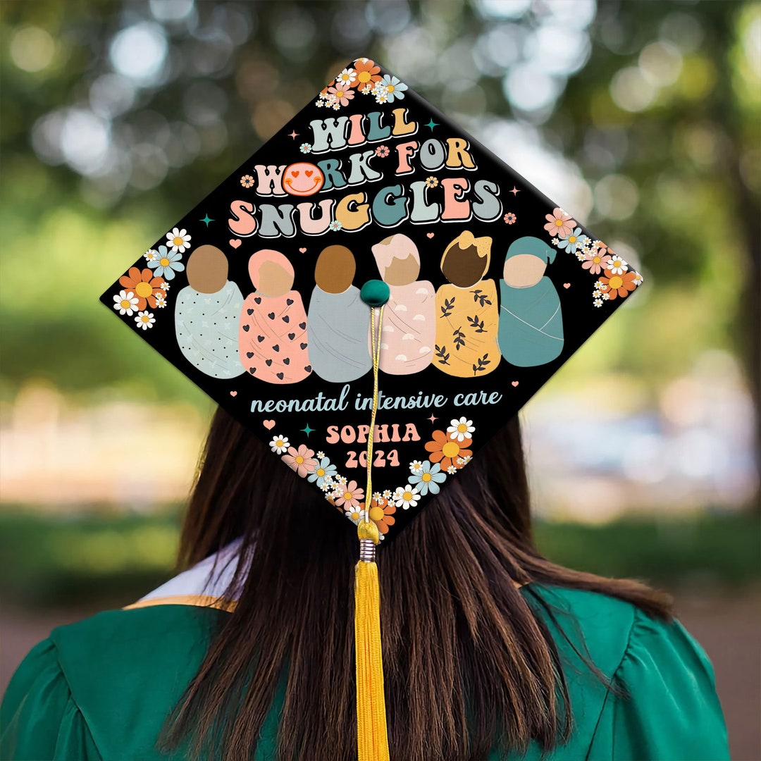 Personalized Nicu Nurse Grad Cap Topper, Class of 2024, in My Nicu Era ...