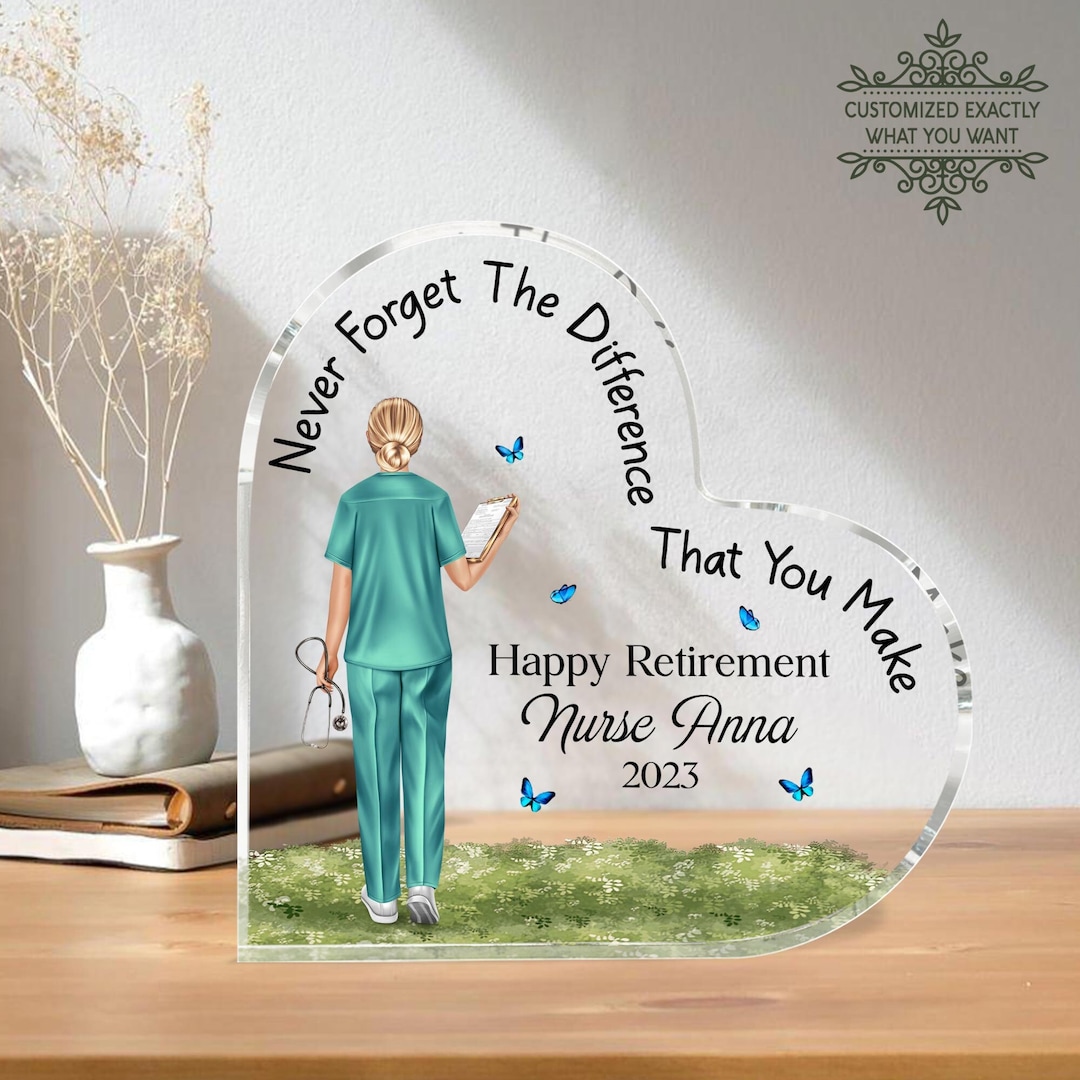 Personalized Nurse Gift, Gift for Nurse, Retirement Gift for Nurse 2023 ...