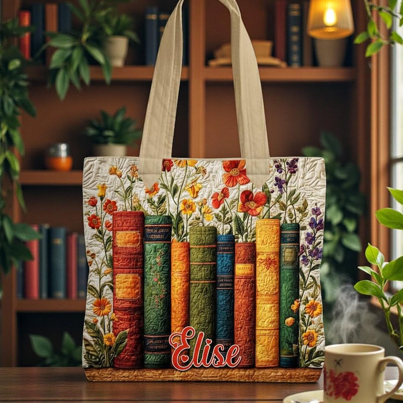 Book Reader Tote Bags - Etsy
