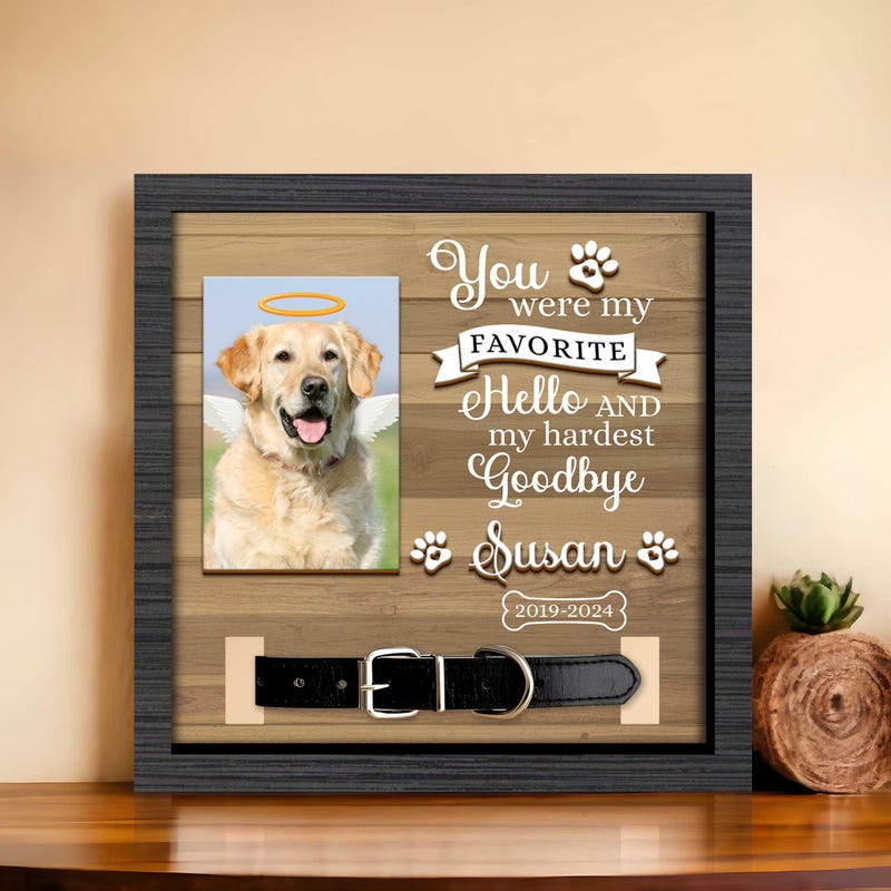 Dog Memorial Frame - Etsy