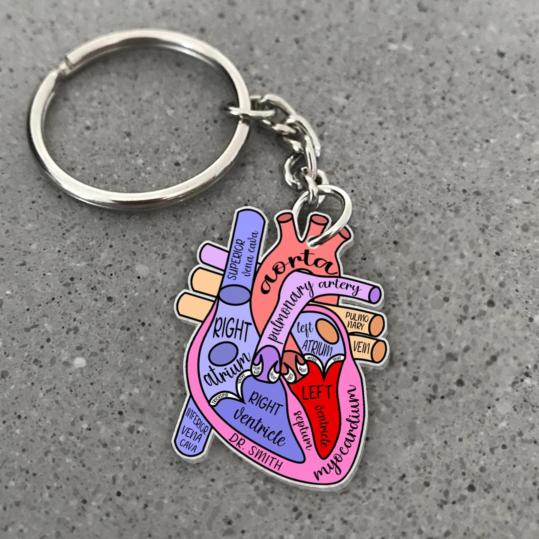 Custom Cardiologist Customshape Ornament, Cardiologist Keychain ...
