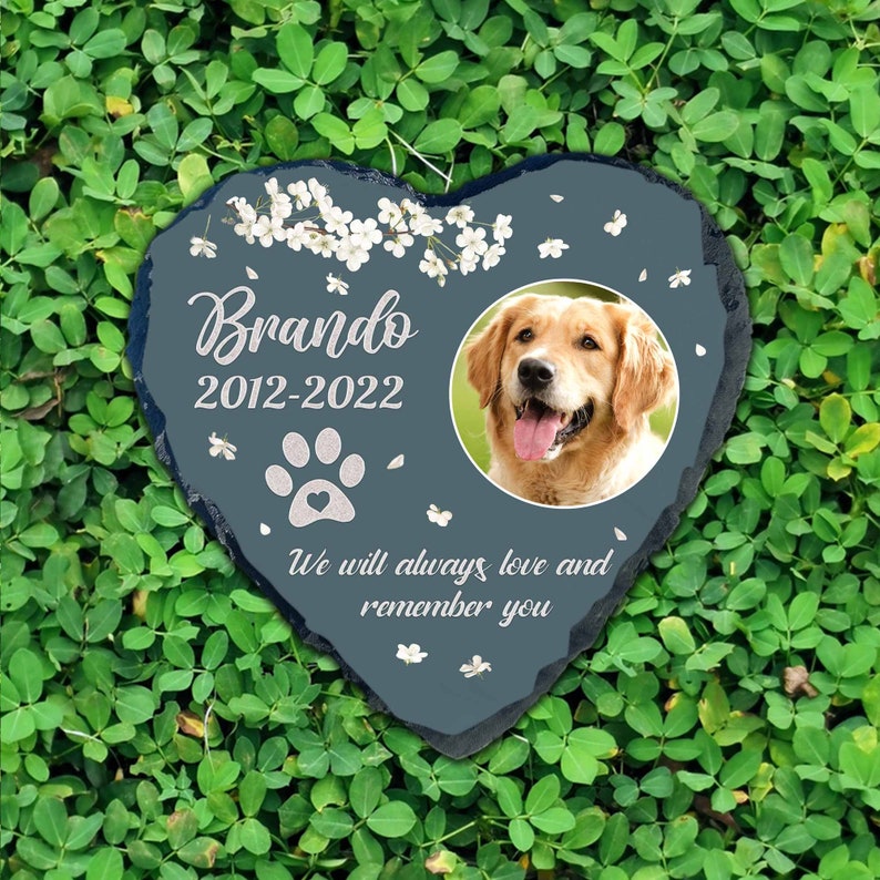 Personalized Pet Memorial Stone Pet Memorial Gift Dog - Etsy