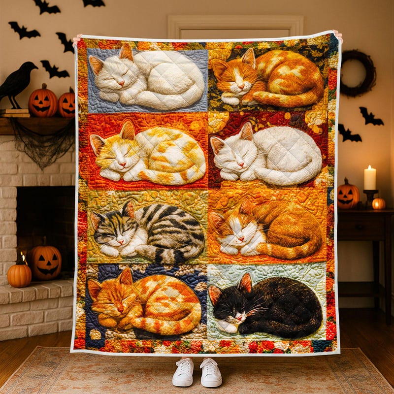 Spooky Quilt Blanket - Etsy UK
