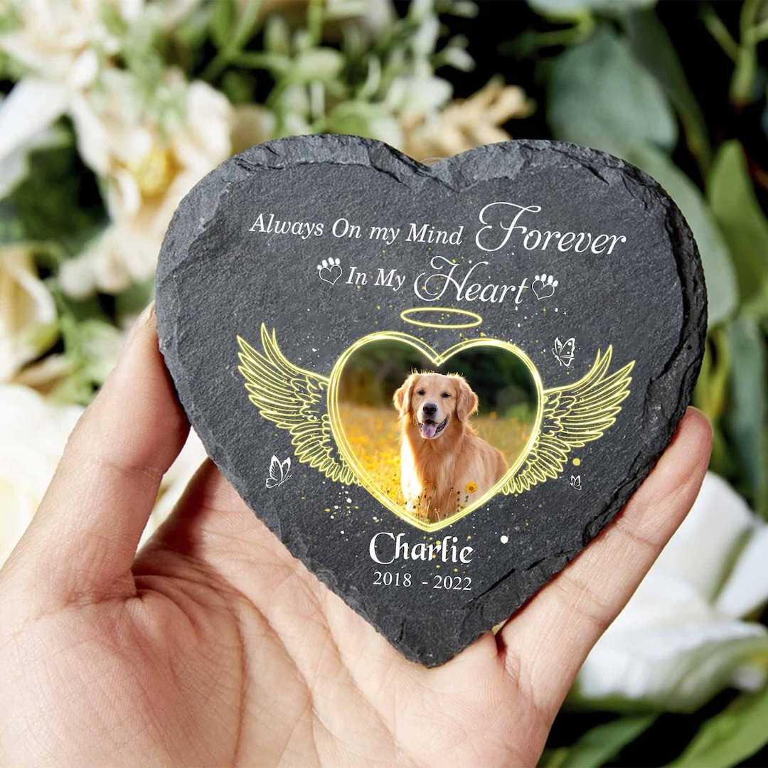 Personalized Pet Memorial Stone, Pet Memorial Gift, Dog Memorial, Cat ...