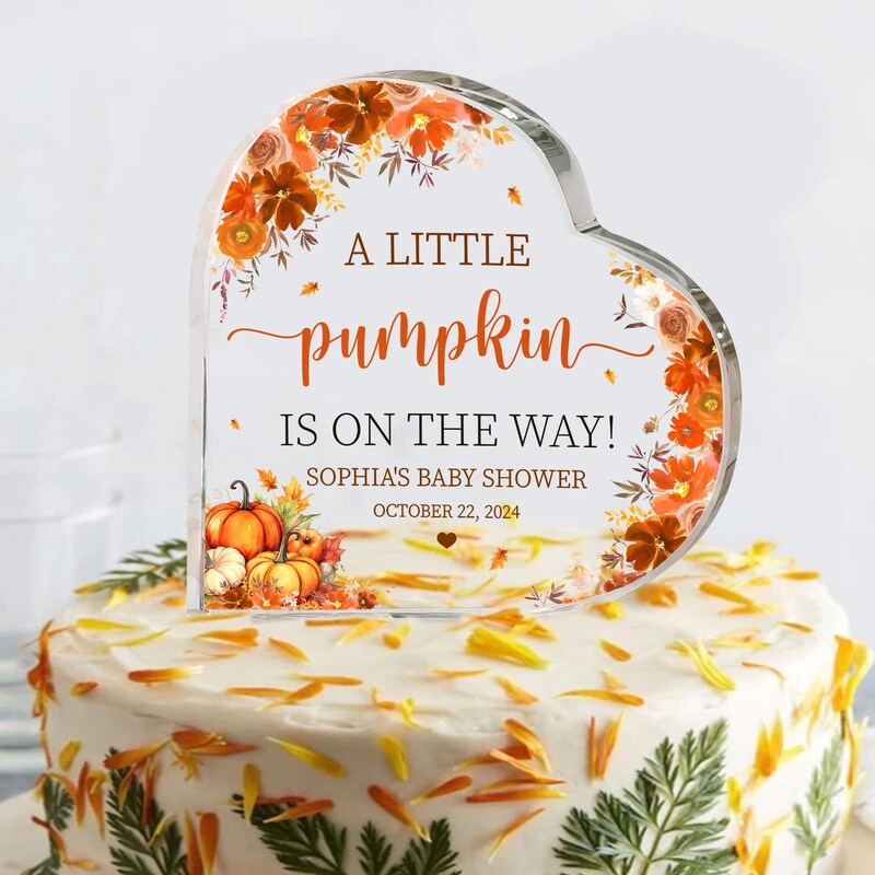 Fall Cake Topper - Etsy