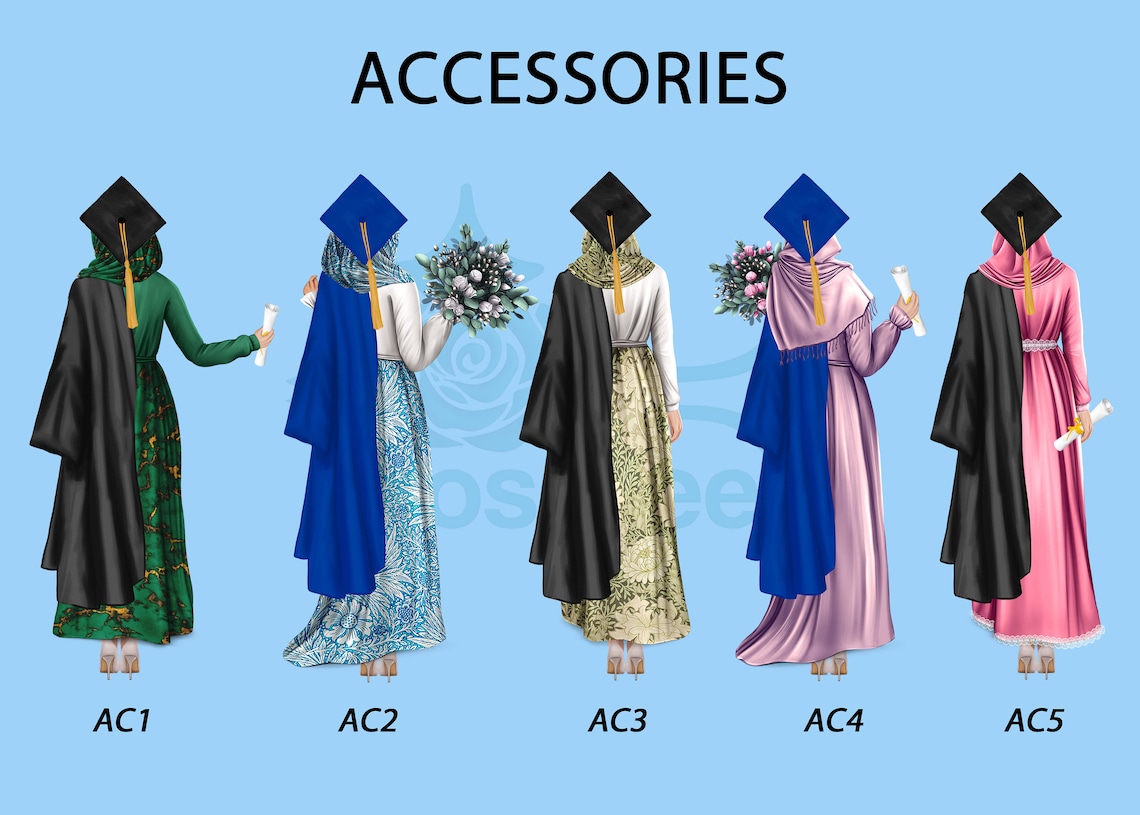 Personalized Muslim Graduation Print Heart Acrylic Plaque, Muslim ...