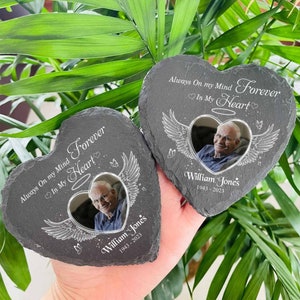Custom Memorial Stone, Indoor/outdoor Use, Remembrance Stone for Home ...