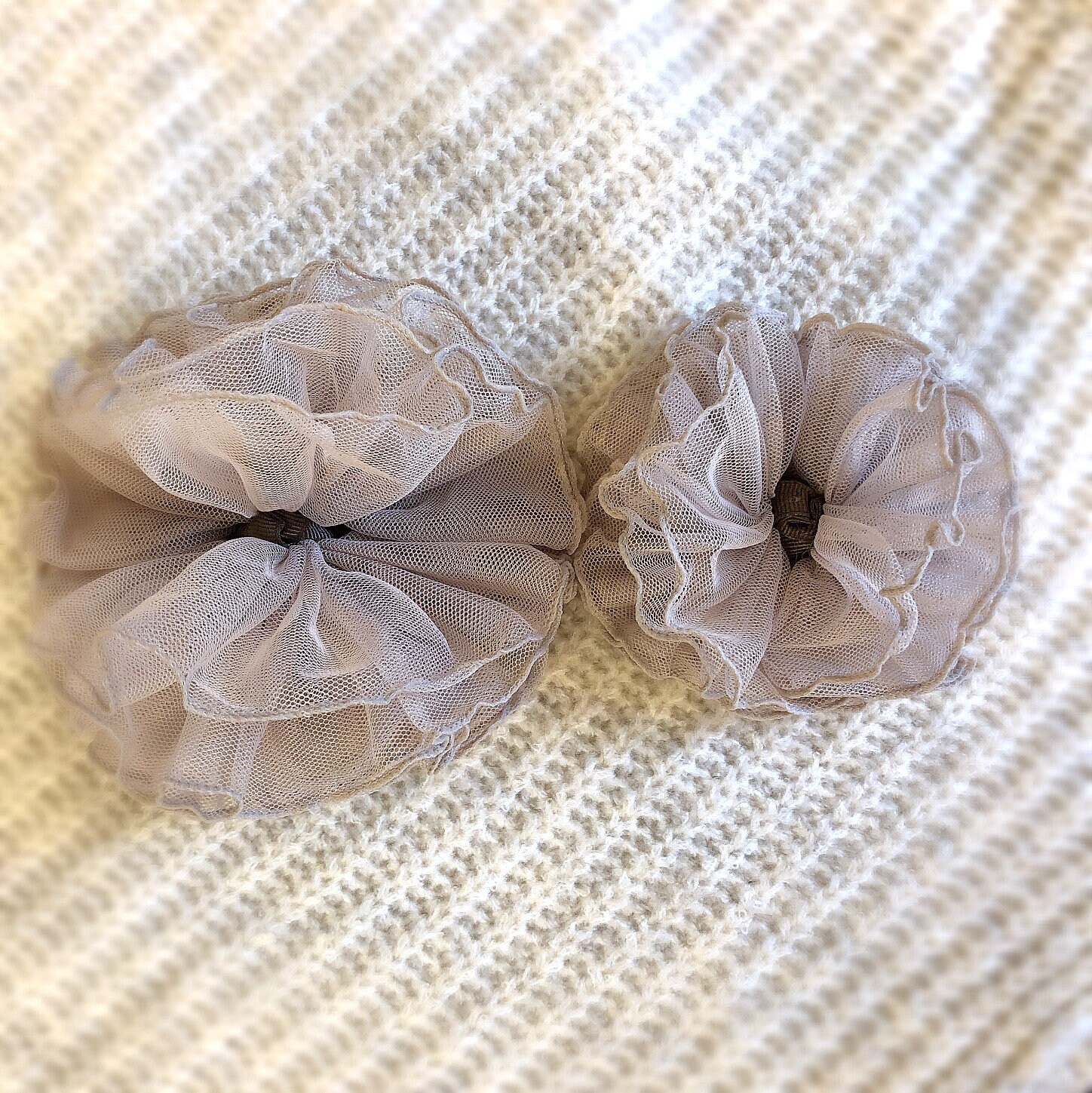 Girls Mesh Large Flower Hair Clips 4 Baby Girl Flower Hair Clippies ...