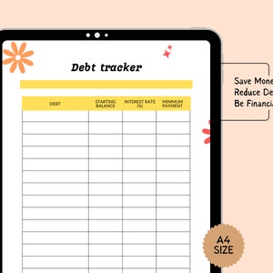 Fillable Digital Budget Planner Template, Spending Tracker, Income ...