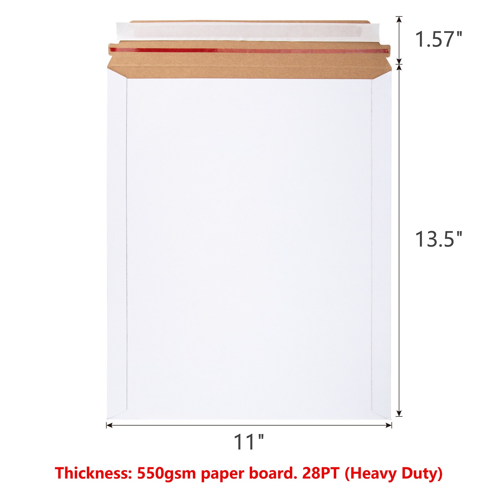 11x13.5" Rigid Paper Board Mailers: Heavy Duty 550 GSM. - Etsy