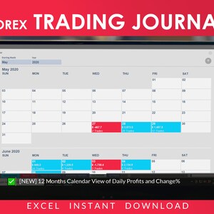 Forex Trading Journal Template: Crypto, CFD, Stock Market (excel) - Etsy
