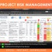 Project Risk Management Excel Template: PMBOK Guide Tool (digital ...