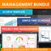 Project Management Bundle, Project Risk Management, Time Schedule ...