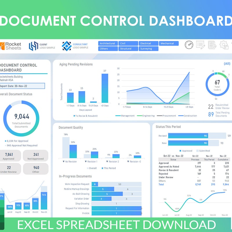 Documents in Excel - Etsy UK