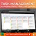 Task Manager Google Sheet Template: Kanban Board, Gantt Chart (instant ...