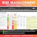 Project Risk Management Excel Template: PMBOK Guide, Risk Register ...