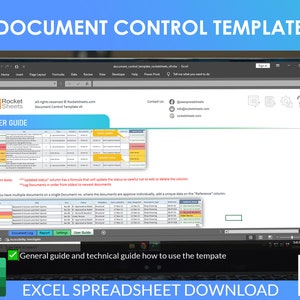 Document Control Template, Document Management Tools, Project