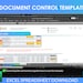 Document Control Template, Document Management Tools, Project ...