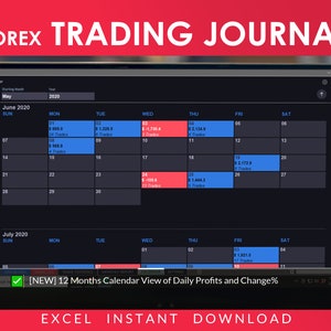 Forex Trading Journal Spreadsheet: 2026 Crypto, CFD, Stock Market ...