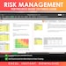 Project Risk Management Excel Template: PMBOK Guide, Risk Register ...