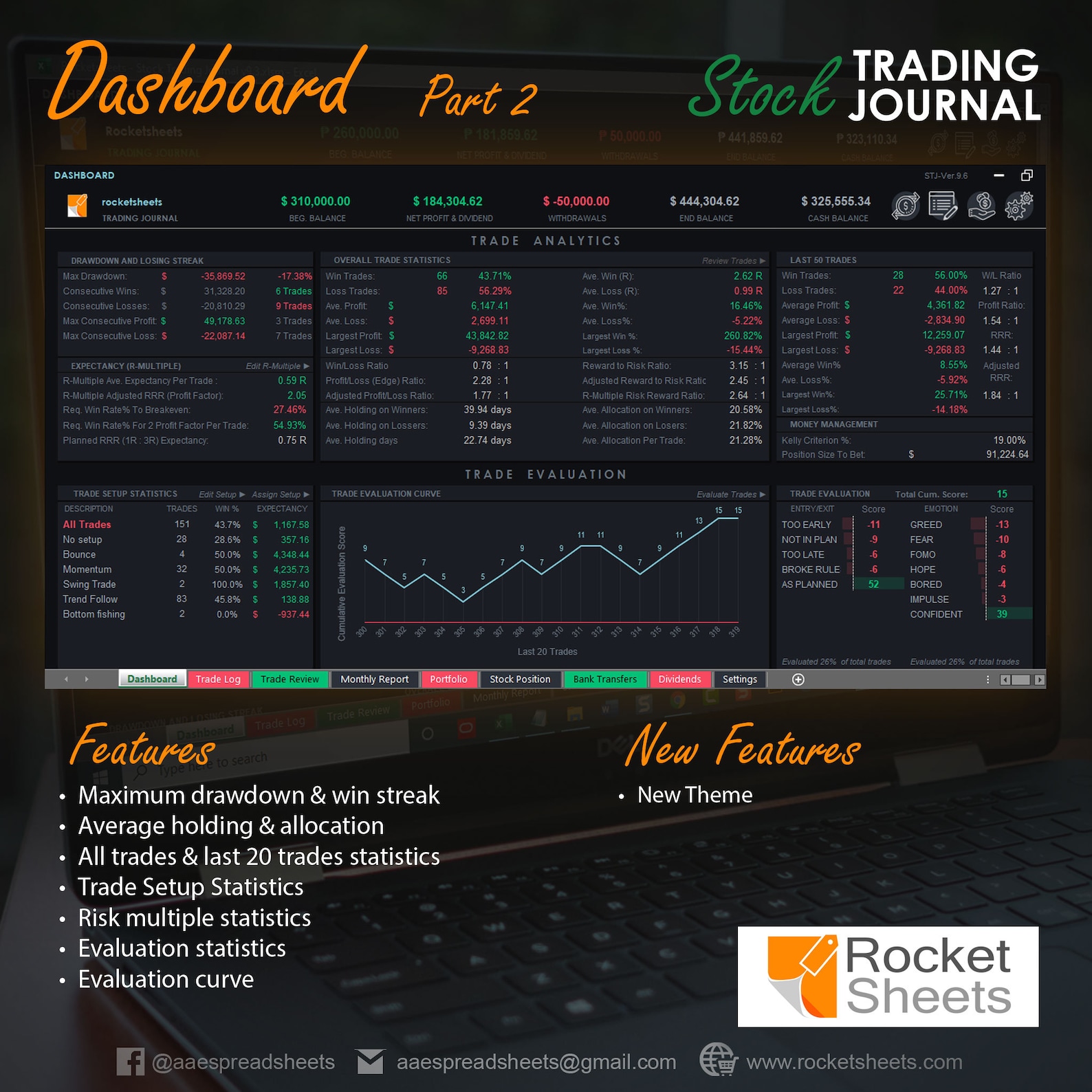 Stock Trading Journal Excel Template Download for Stock Market - Etsy