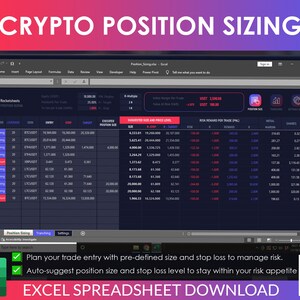 Crypto Position Sizing Tool: Trading Risk Management Excel Template (instant Download) - Etsy