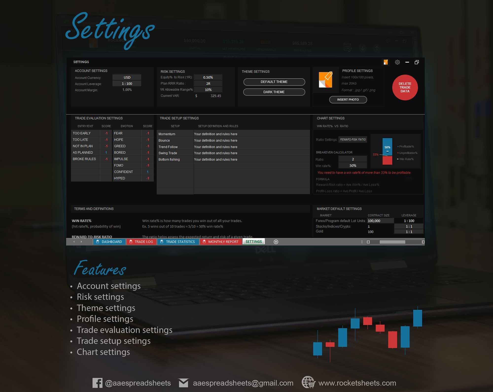 Forex Trading Journal Excel Template Download for Forex | Etsy