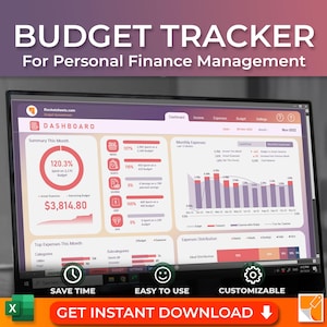 Budget Tracker Spreadsheet, 2025 Monthly Budget Template, Budget ...