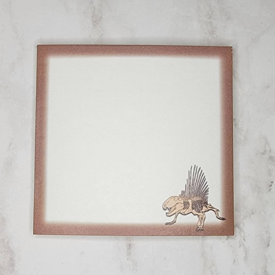 Dimetrodon Sticky Notes | Dinosaur Stationery | Dinosaurs ...
