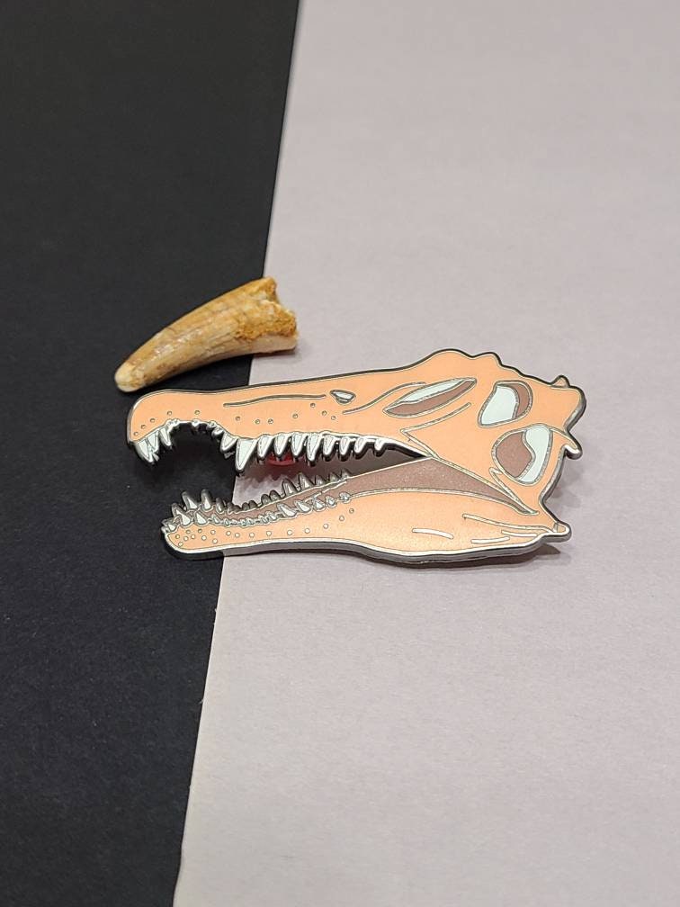 Spinosaurus Enamel Pin Dinosaur Fossil Paleontology - Etsy