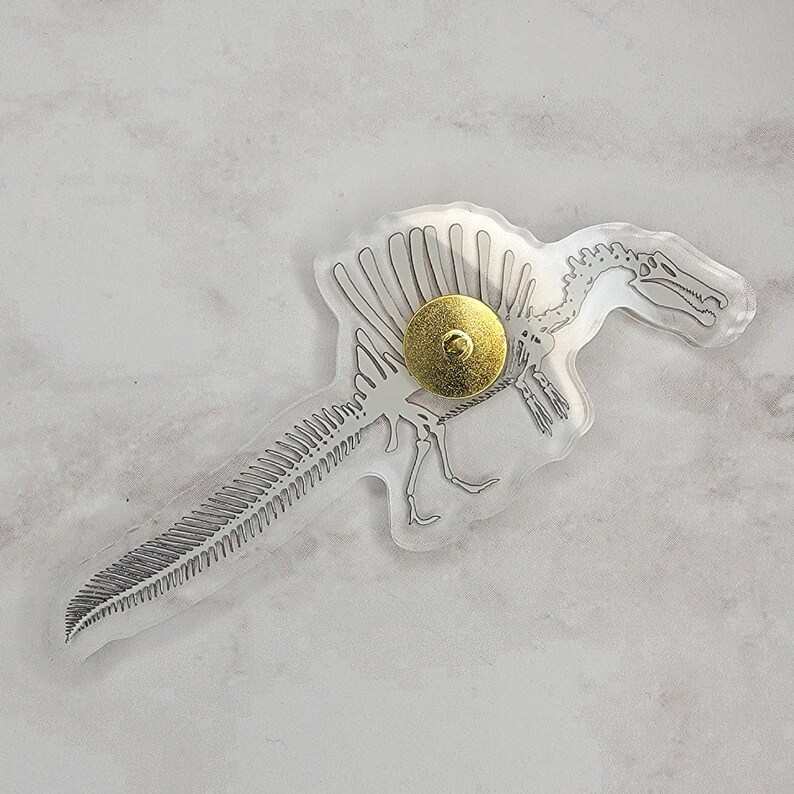 Spinosaurus Acrylic Pin Dinosaurs Fossils Paleontology - Etsy