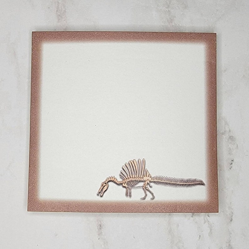 Spinosaurus Sticky Notes Dinosaur Stationery Dinosaurs - Etsy