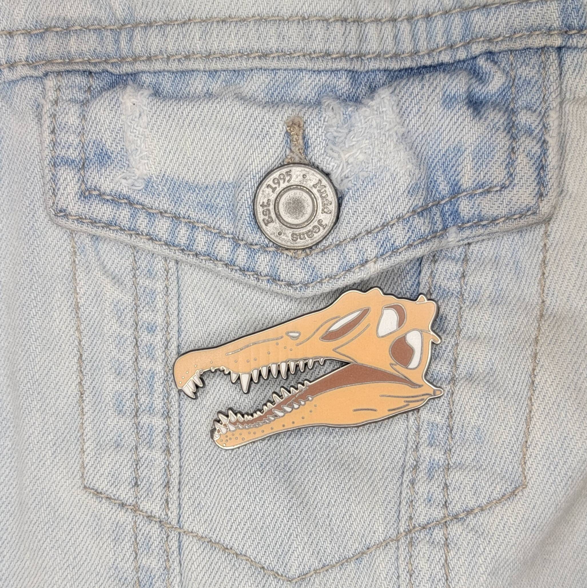 Spinosaurus Enamel Pin Dinosaur Fossil Paleontology - Etsy