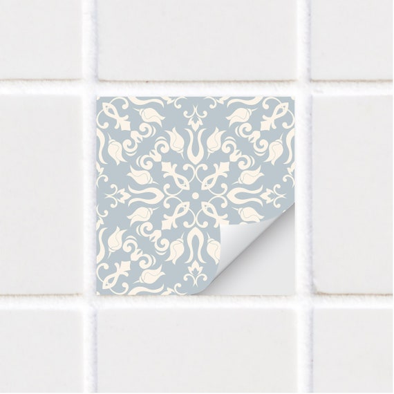 Tile Stickers Classic Blue Tile Decals TS-003-21 | Etsy