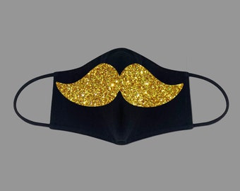 Mustache Face Mask | Etsy