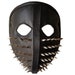 Men Punk Biker Genuine Leather Full Face Spike Mask Masquerade - Etsy