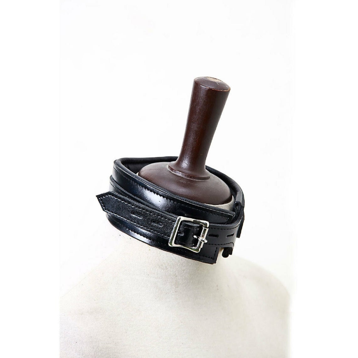 Genuine Black Leather Arm and Neck Binder Bondage Restraint | Etsy UK