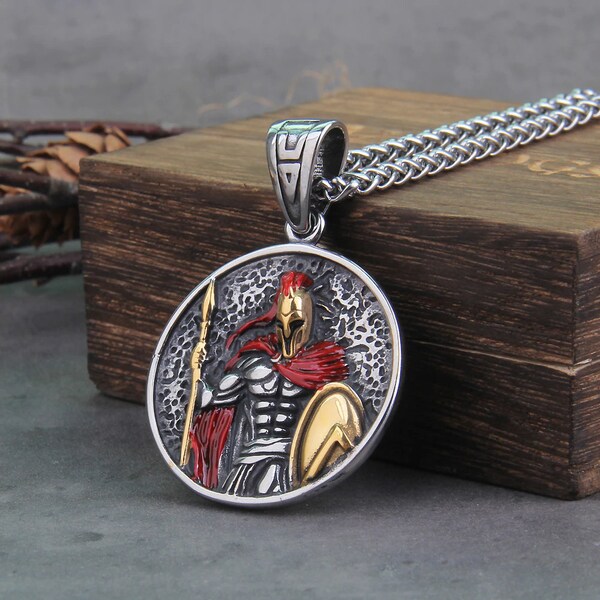 Spartan Men Necklace - Etsy