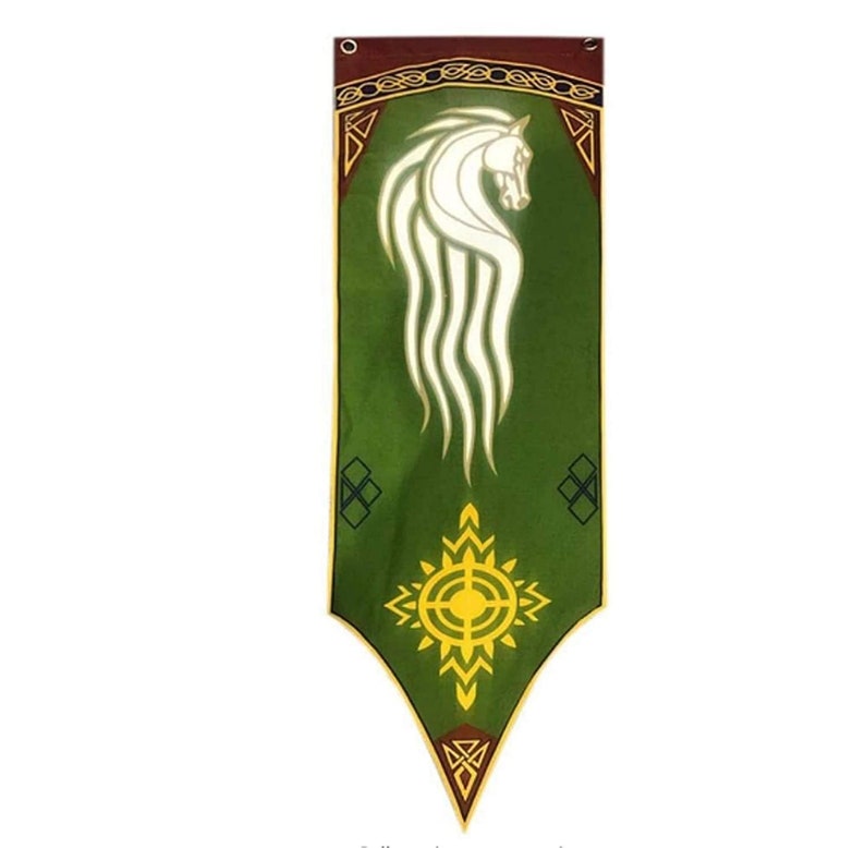 Lord of the Rings Rohan Banner Flag LOTR Gondor the Hobbit - Etsy