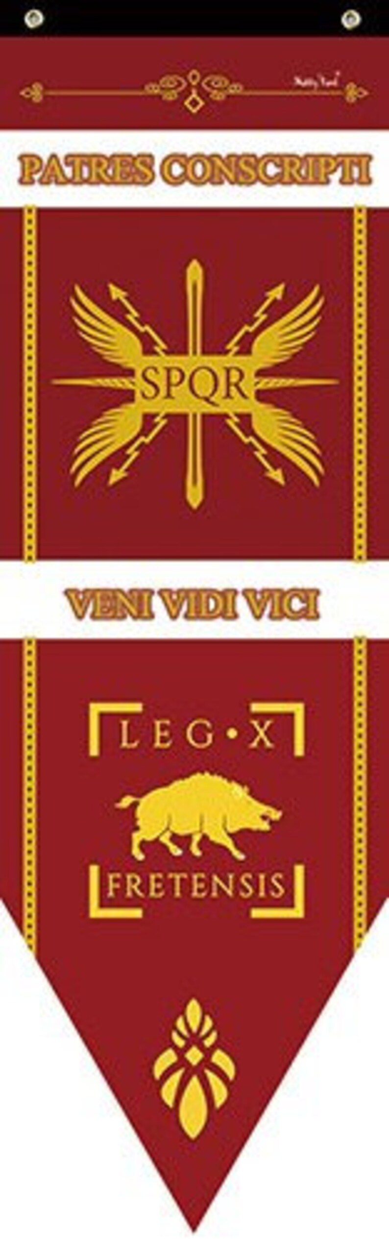 Roman Empire Flag Roman Legion Banner SPQR Wall Hanging - Etsy